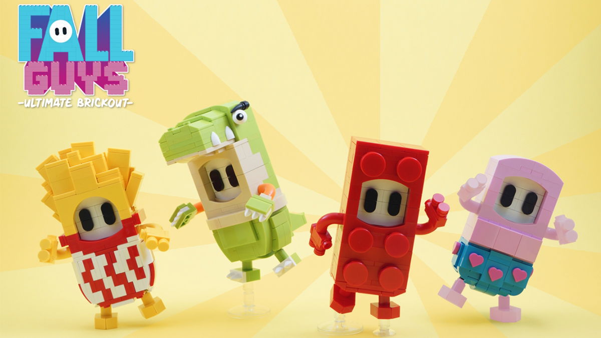 Crea una versión LEGO de Fall Guys que podría llegar a ser real