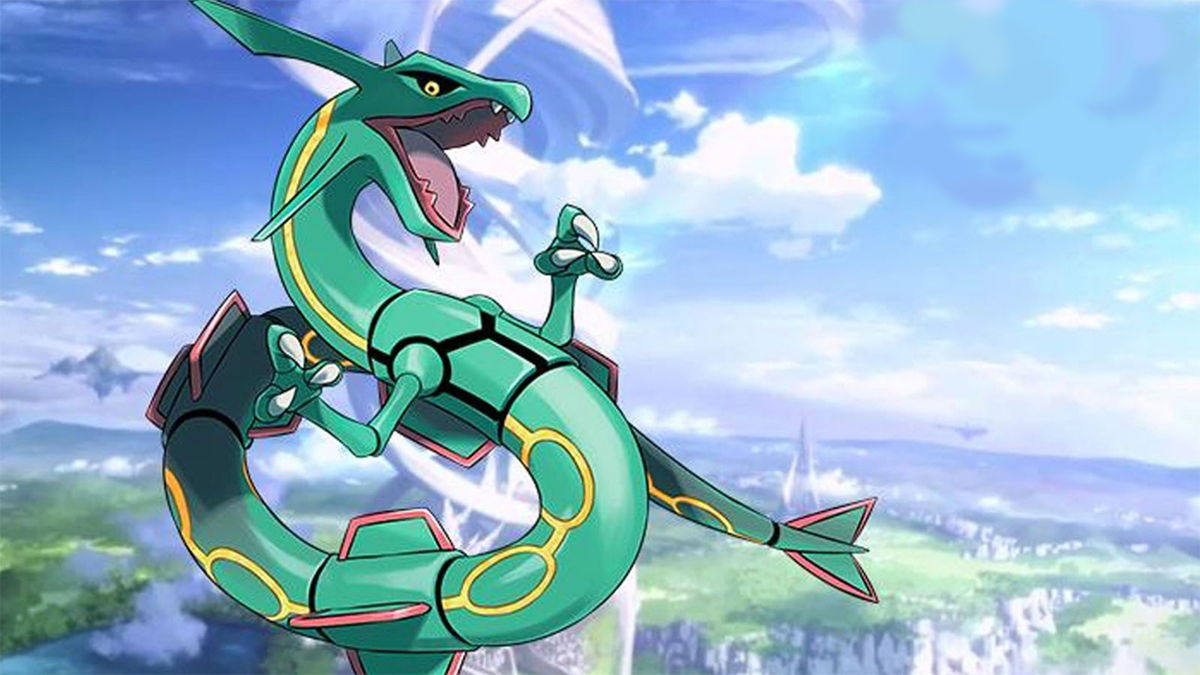 Crean la increíble forma paradoja del Pokémon Rayquaza con su forma shiny incluida