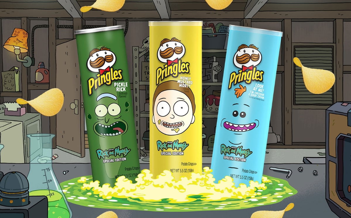 Así de bien lucen las Pringles especiales de Rick & Morty