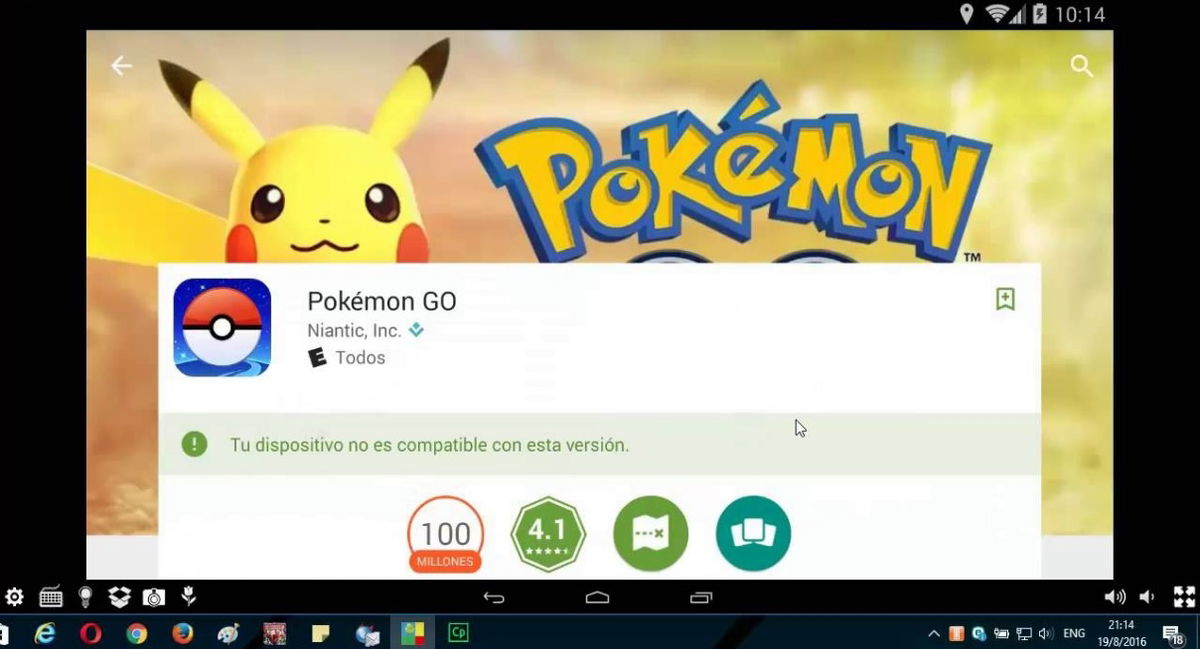 Cómo descargar Pokémon GO en Windows