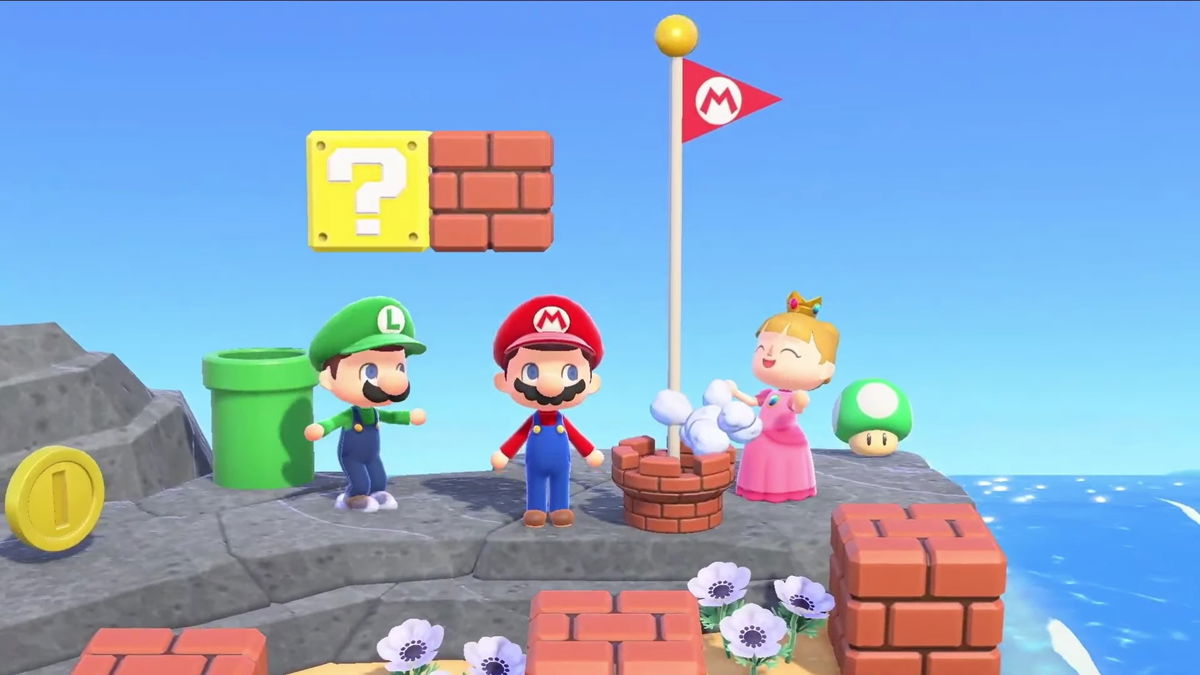 Mario llega a Animal Crossing: New Horizons