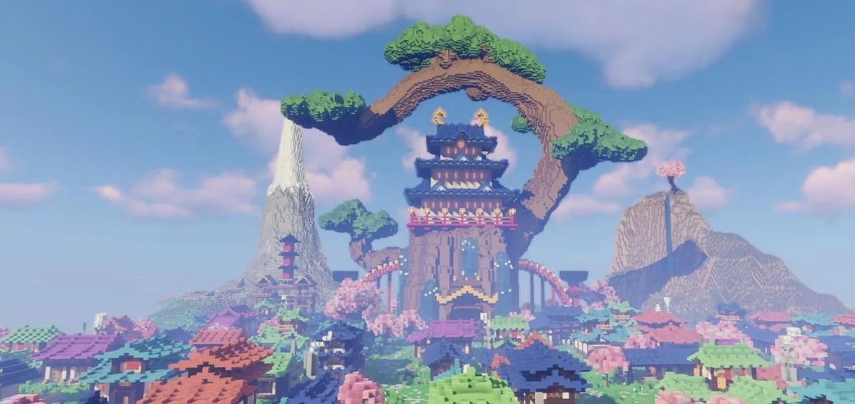 One Piece: construye la capital de Wano en Minecraft y el resultado es ...