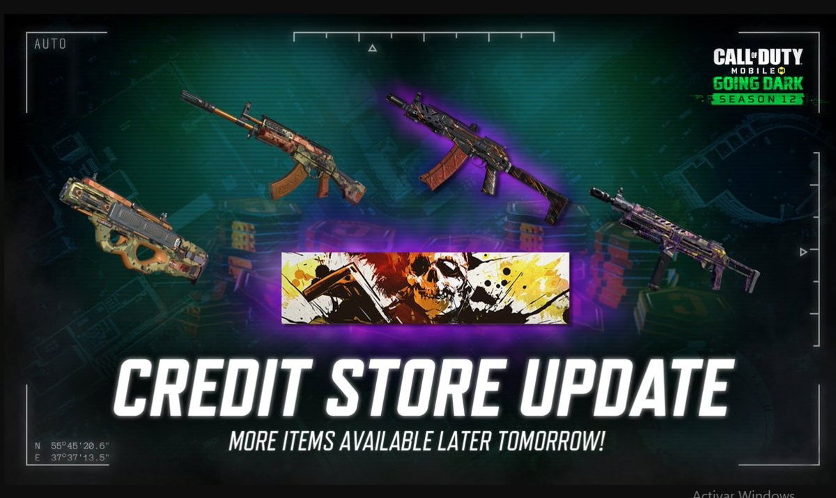 Actualización de la tienda de credito de Call of Duty: Mobile