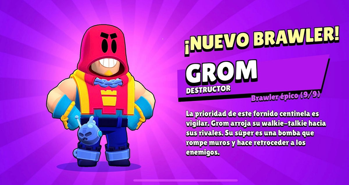 Cómo funciona la segunda habilidad de Grom en Brawl Stars