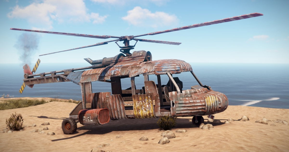 Cómo destruir helicóptero de patrulla en Rust