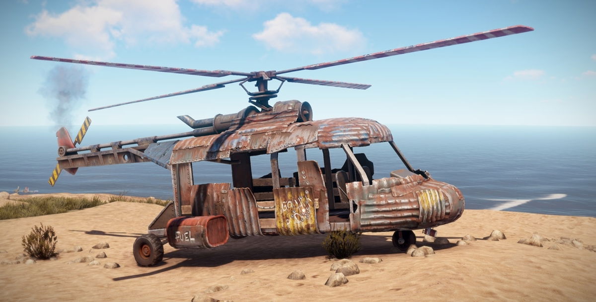 Cómo destruir helicóptero de patrulla en Rust