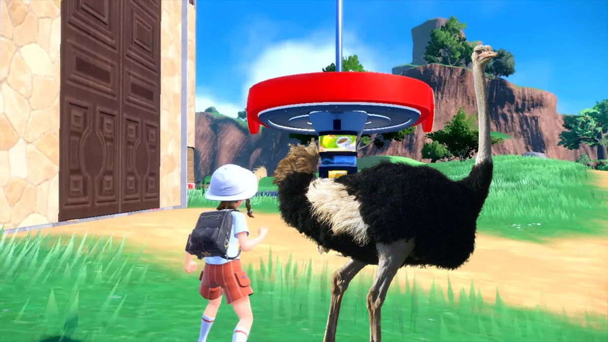 Pokémon Escarlata y Púrpura filtra un nuevo Pokémon con forma de avestruz