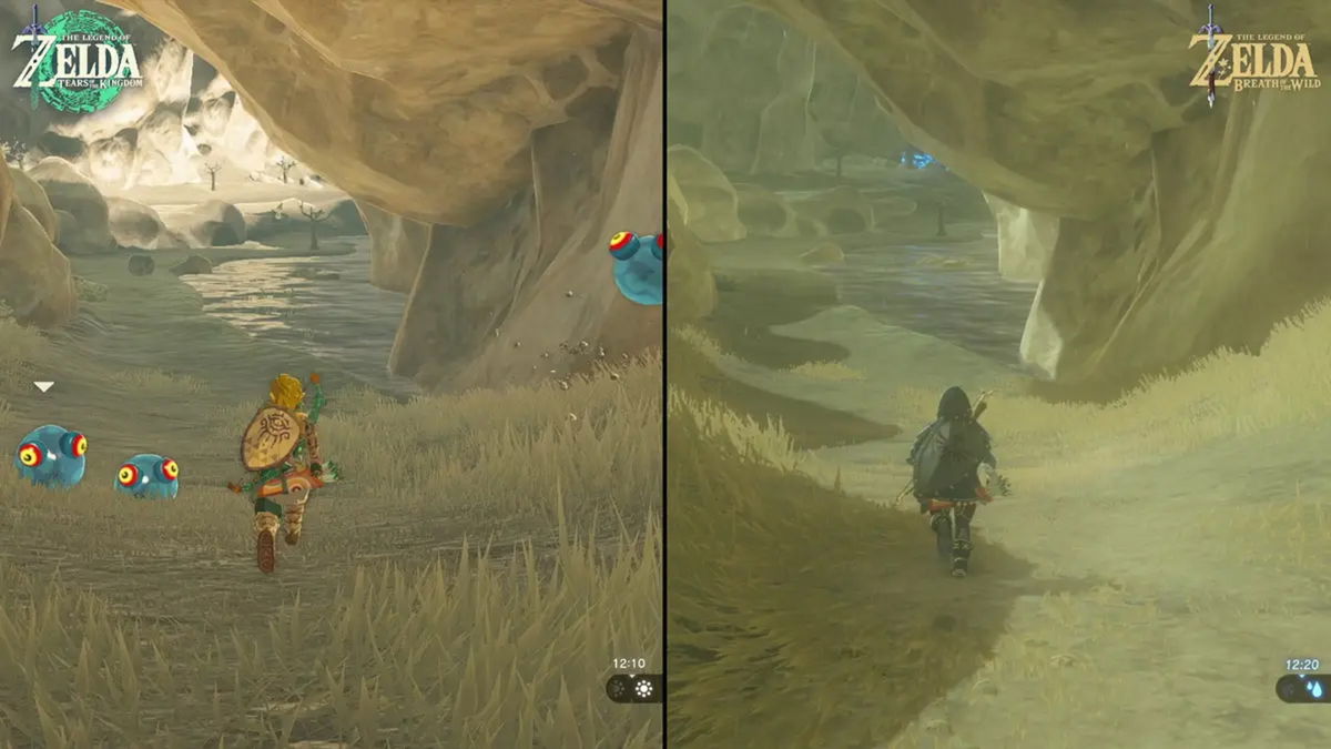 Esta comparativa de Zelda: Tears of the Kingdom con Breath of the Wild muestra los grandes ...