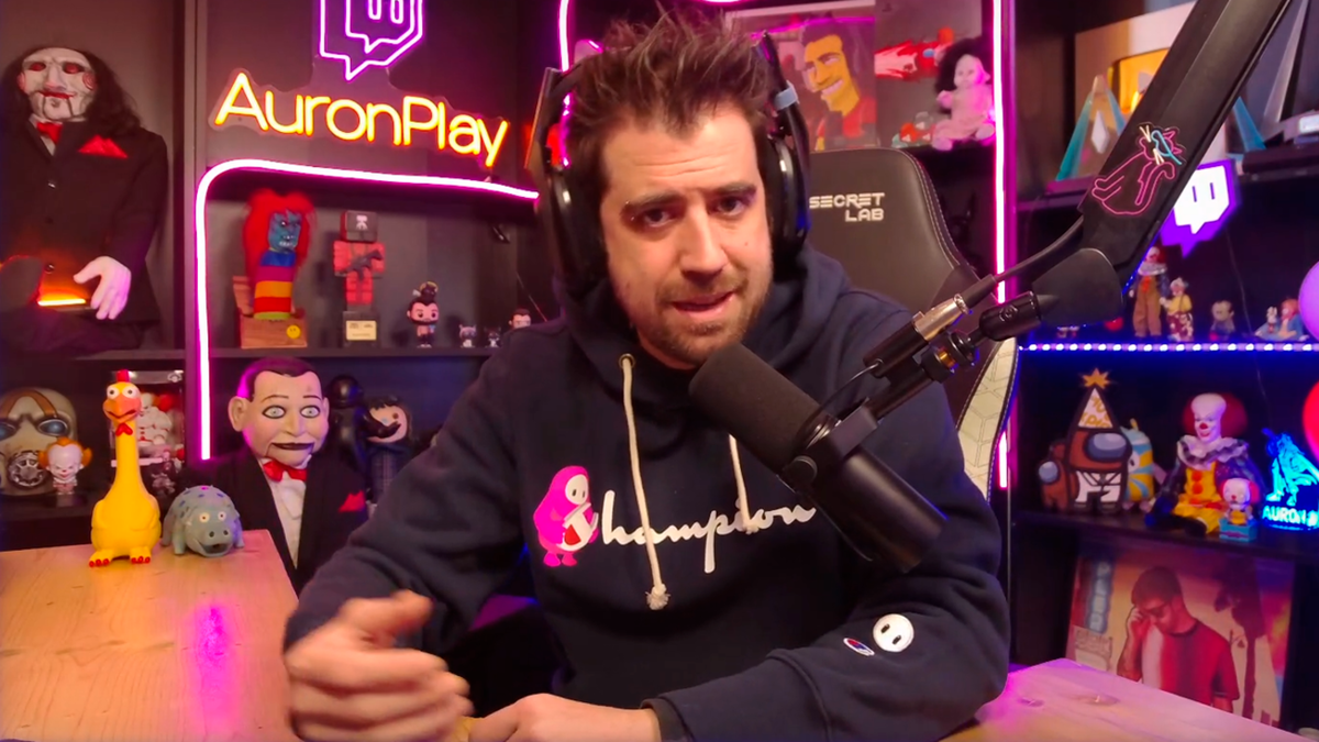 Auronplay y su casi récord de horas de stream en marzo: "Para pagarme ...