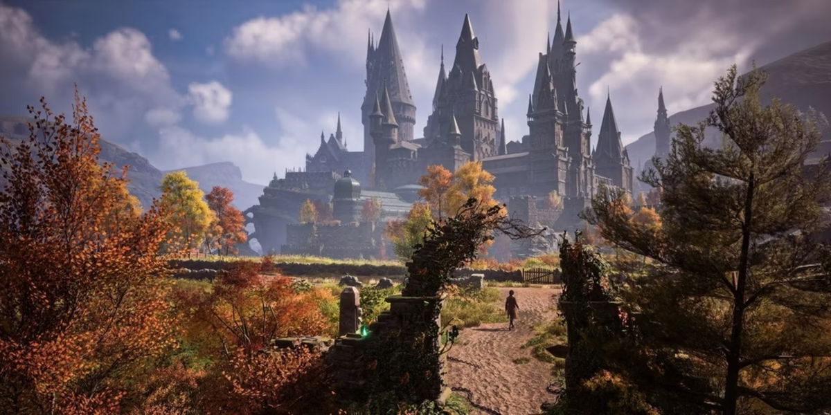 Un glitch en Hogwarts Legacy cambia el aspecto del castillo