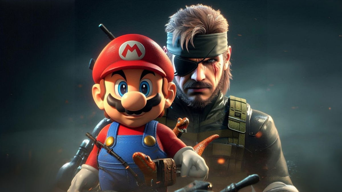 En Metal Gear Solid: The Twin Snakes aparece Mario y Yoshi como easter egg