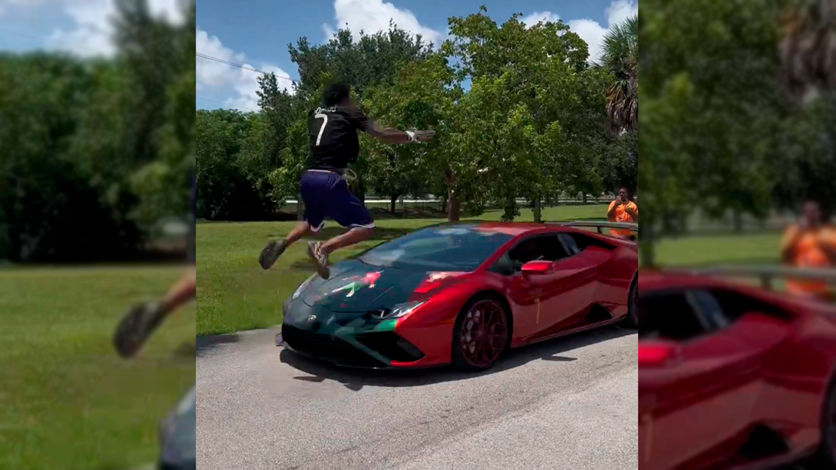 El vídeo del streamer IShowSpeed jugándose la vida saltando por encima ...