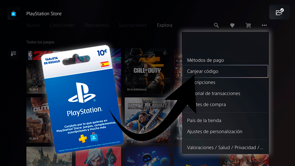 Cómo canjear un código de PlayStation 5 paso a paso