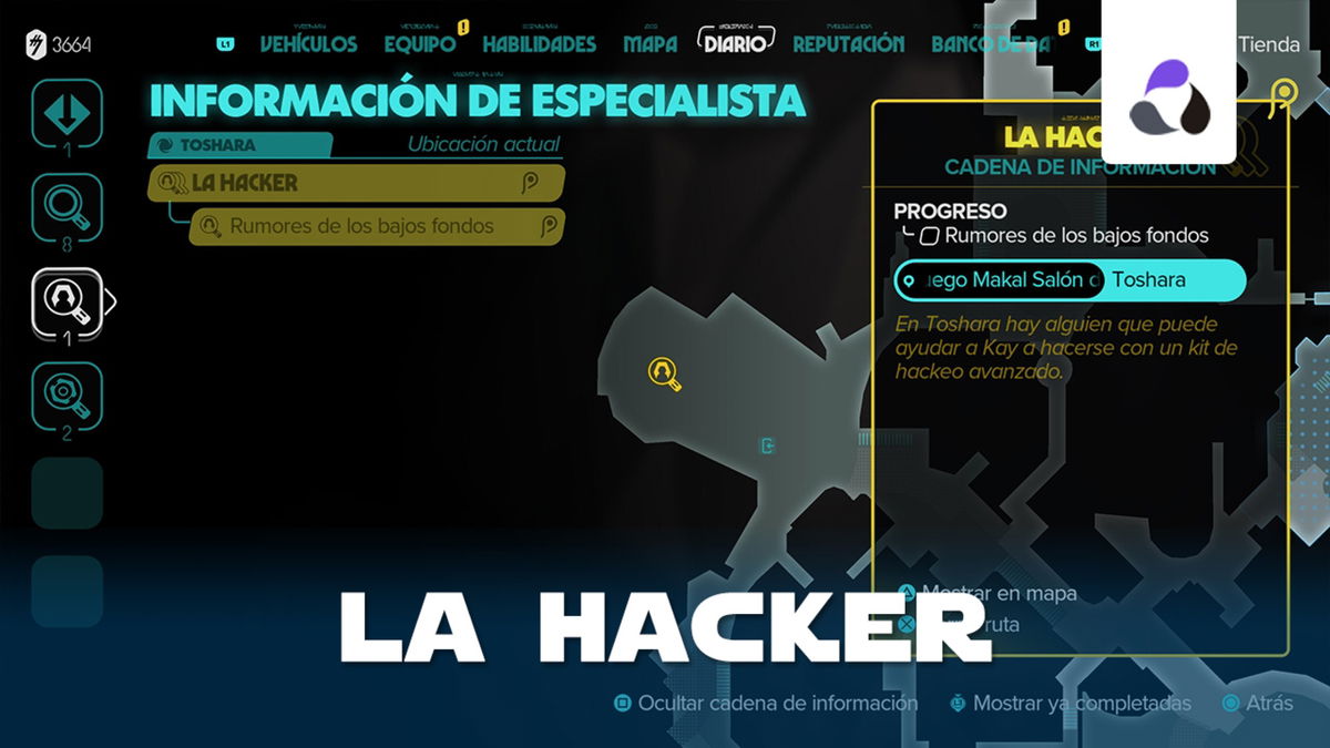 Completar La hacker en Star Wars: Outlaws y sus recompensas