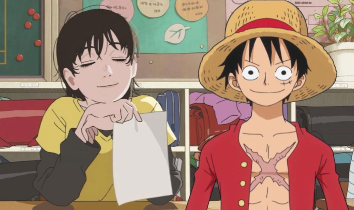Así hizo aparición Luffy de One Piece en la película de Look Back
