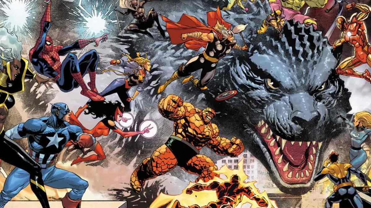 Marvel enfrenta a uno de sus Vengadores contra Godzilla