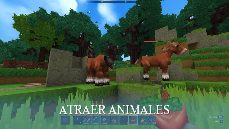 Cómo atraer y domesticar animales en Hytale